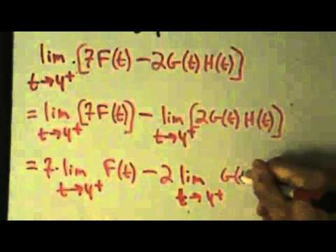 Calculus I - Limits - Evaluating Limits - Example 3 - Using Limit ...