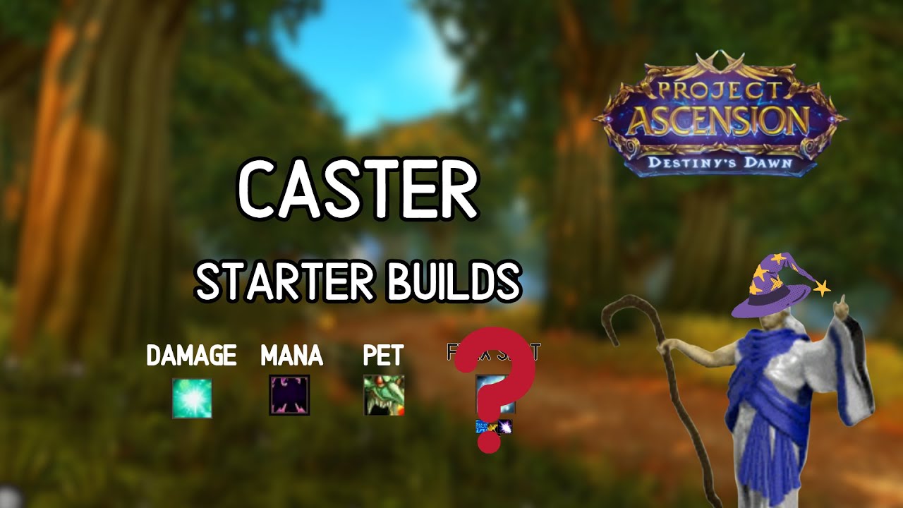 Wildcard starter caster build guide - Wow Ascension s9 - YouTube