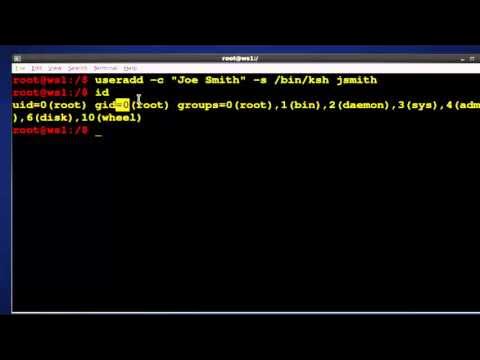 Creating User Accounts with useradd - YouTube