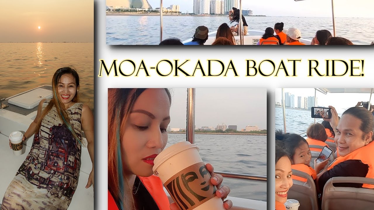 MALL OF ASIA - OKADA SUNSET BOAT RIDE || OPEN KAHIT GOOD FRIDAY 2023 ...