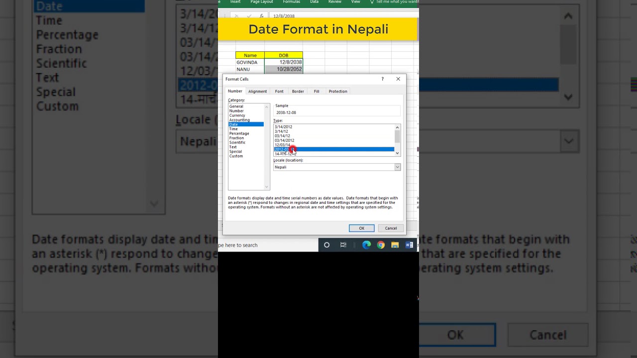How To Convert Date Format In 20 Second Secret Tricks nepali YouTube how-to-convert-date-format-in-20-second-secret-tricks-nepali-youtube