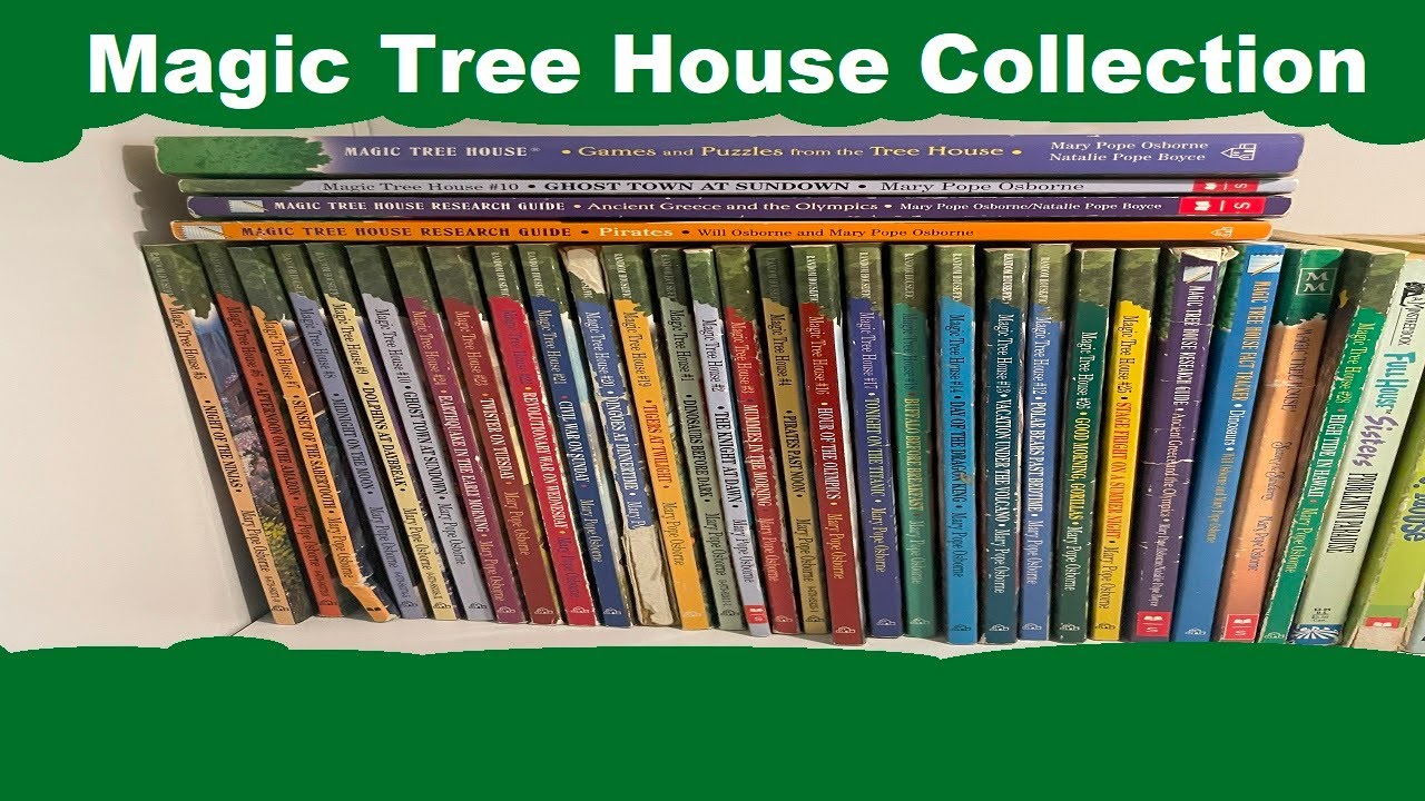 My Magic Tree House Book Collection - Mid Century With Megz - YouTube