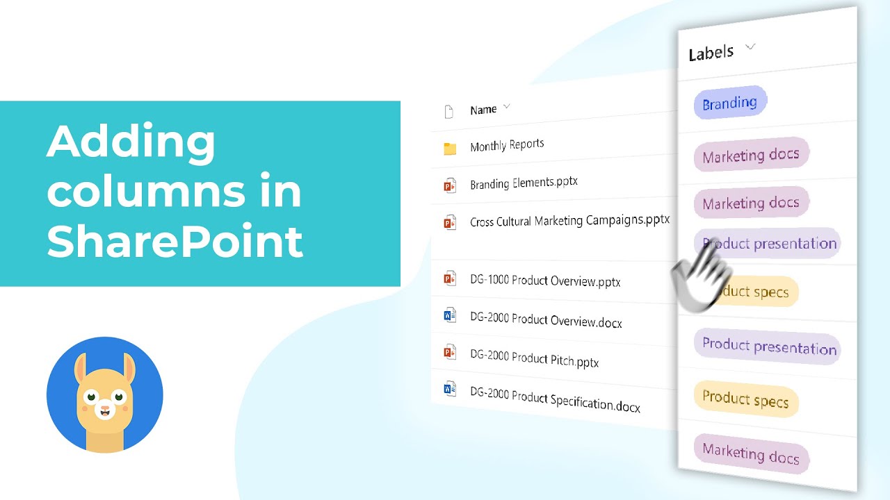 Adding Extra Columns To Your Sharepoint Files Youtube