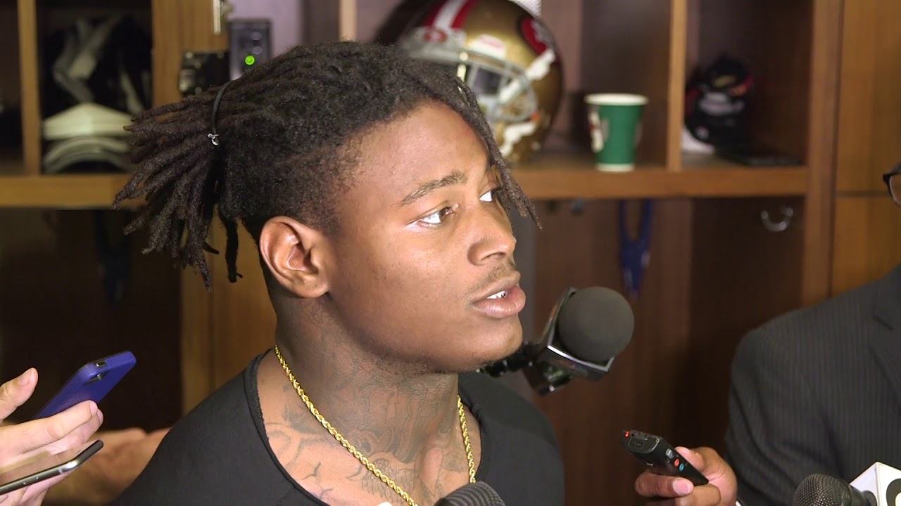 Reuben Foster talks about calling defensive plays and his sore ribs ...