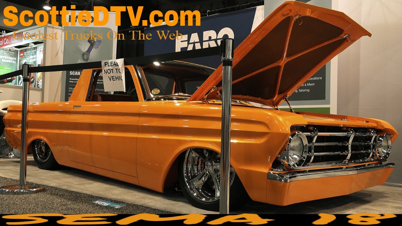1964 Ford Ranchero Twin Turbo Street Machine 2018 SEMA Show - YouTube