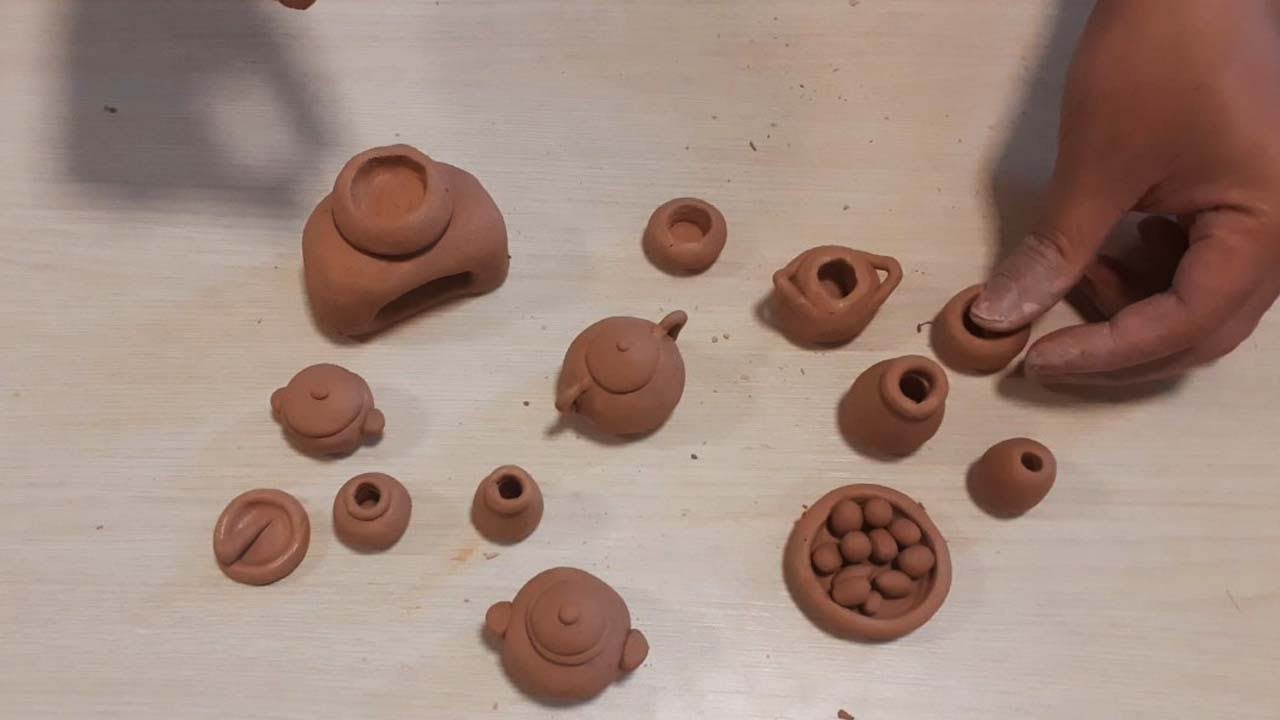 Little Pots of Joy: Making Miniature Pottery with Ease - YouTube