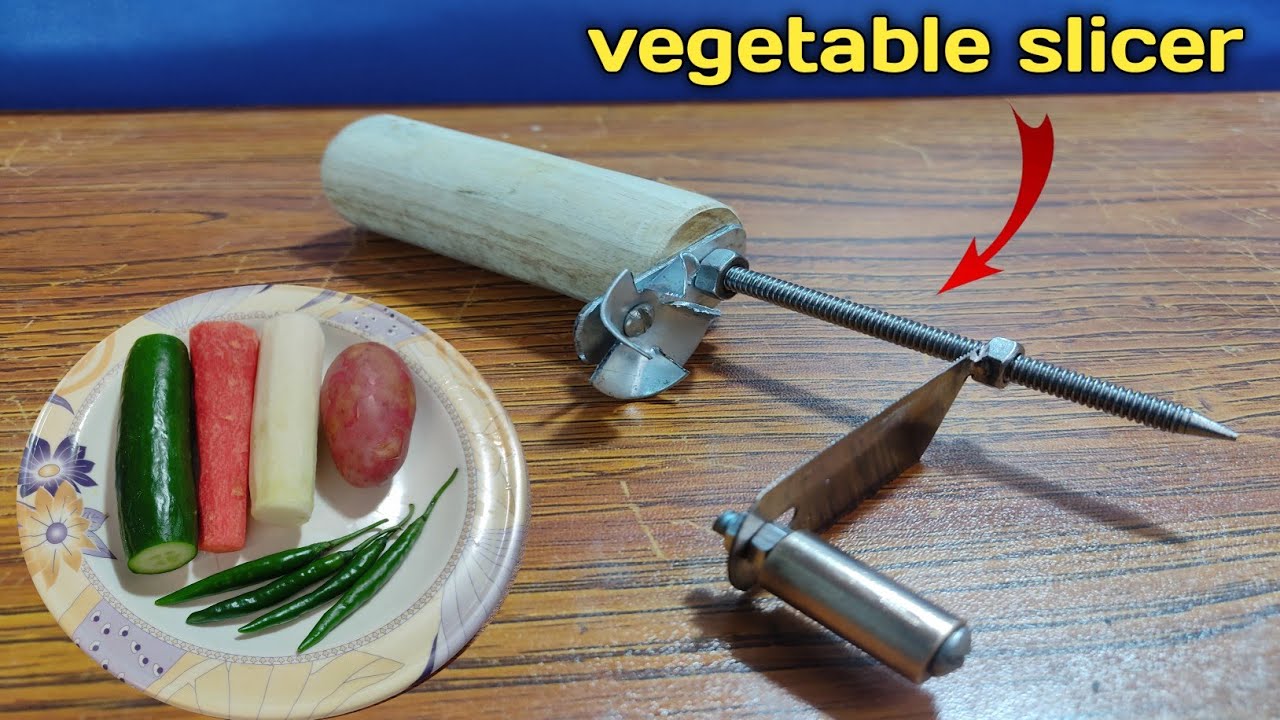 How To Make Vegetable Chopper At Home !! Vegetable Slicer Machine ...