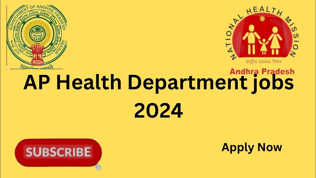 AP Health Department jobs 2024 - YouTube