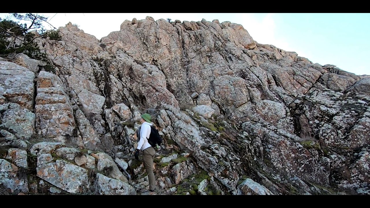 Rock-climbing Elk Mountain, Wichita Mountains, Oklahoma - YouTube