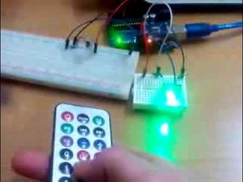 Arduino UNO - Funcionamiento LED RGB con sensor infrarrojos - YouTube