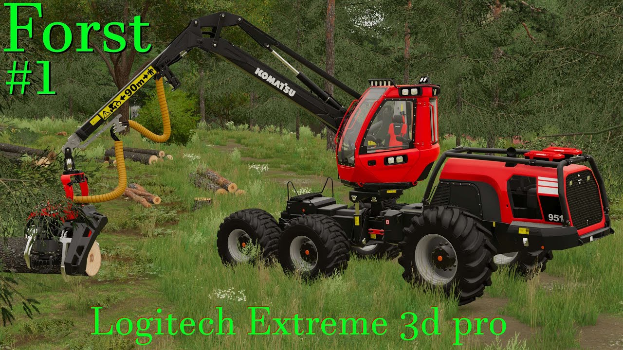 [LS22] Komatsu 951 | Realistischer Forst im LS | #1 - YouTube