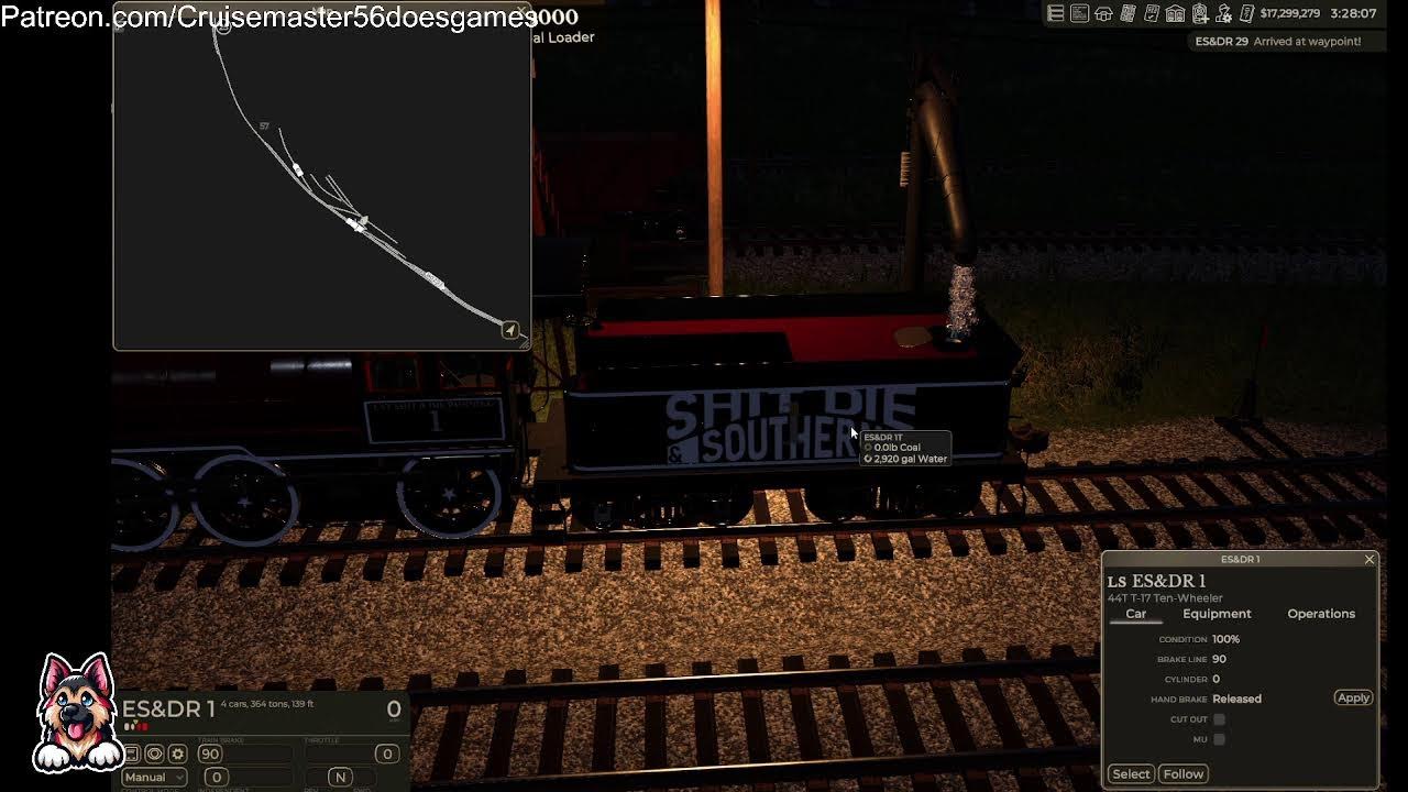 Railroader ES&DR my railroad modded - YouTube