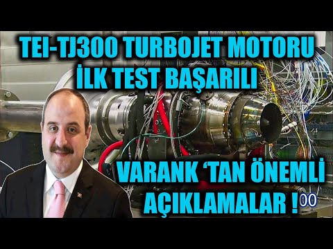 TEI-TJ300 TURBO JET MOTORU İLK TESTİ GERÇEKLEŞTİRİLDİ ! MUSTAFA VARANK ÖNEMLİ AÇIKLAMALARDA BULUNDU