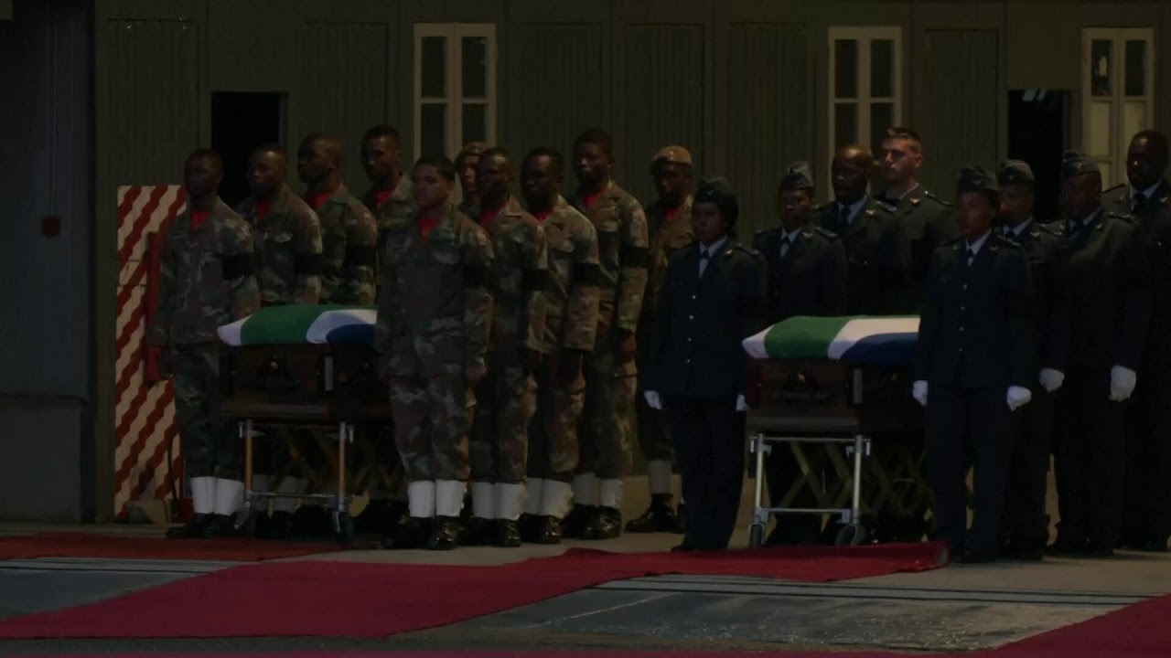 South African Soldiers Killed in DRC Return Home - YouTube