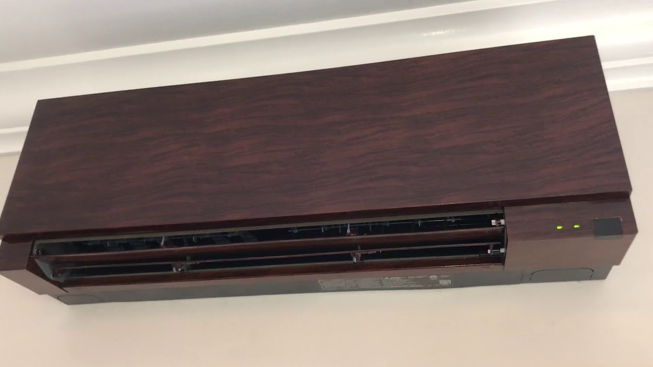 Hyper Heat Mitsubishi Ductless Mini Split with Customized Indoor Wall ...