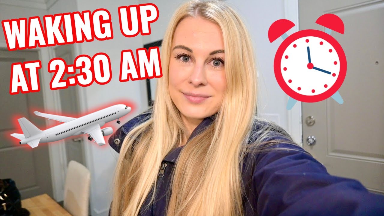 Waking Up At 2 AM For Work! The Real Life Of A Flight Attendant - YouTube