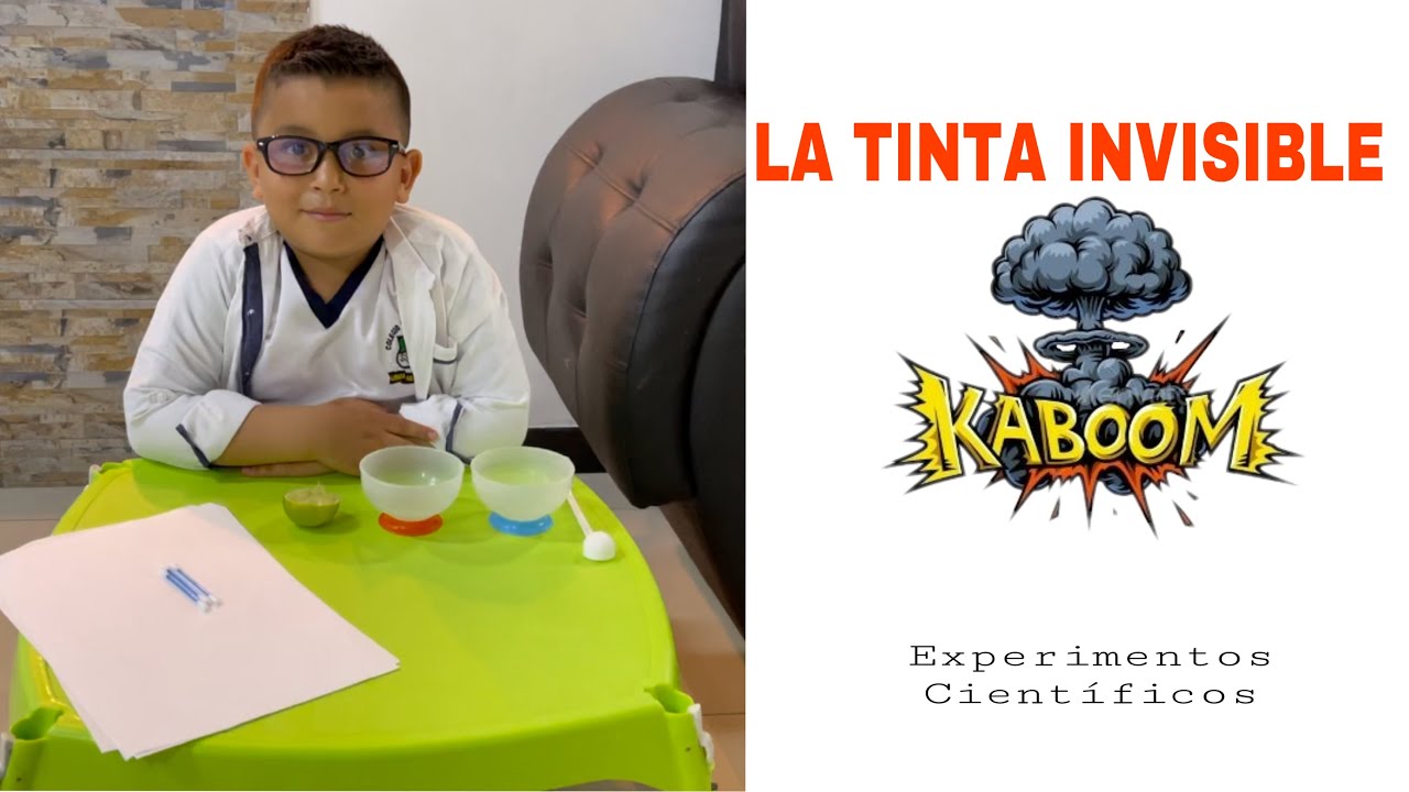 Experimentos para niños.. La tinta invisible con limón - YouTube