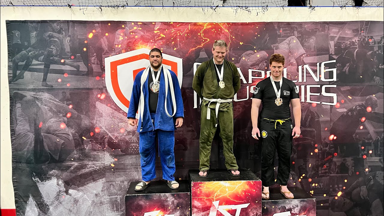 First bjj tournament match 2 - YouTube