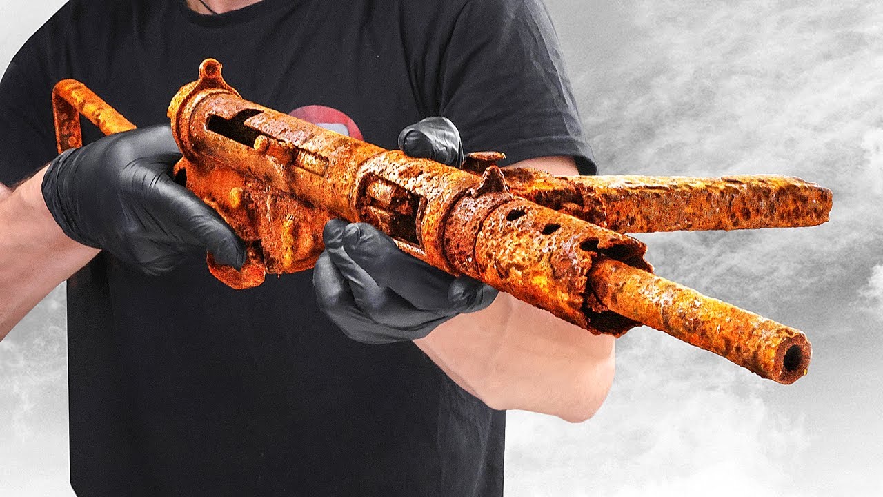 British STEN Mk2 | Old Rusty Gun Restoration - YouTube