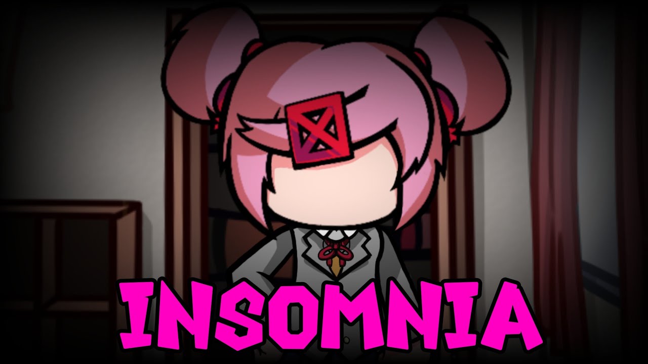 FNF Insomnia But Natsuki And Mc Sing It - YouTube