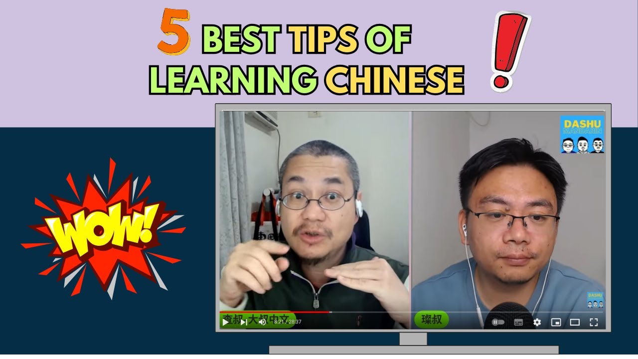 5 best tips of learning mandarin |大叔中文通8 | How to learn Chinese ...