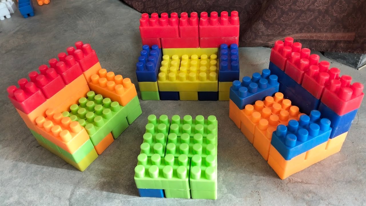 Satisfying DIY sofa set/building blocks/blocks game/Lego - YouTube