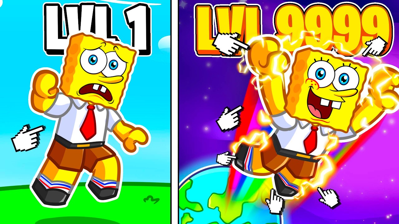 Upgrading NOOB to MAX LEVEL in ROBLOX JUMP CLICKER - YouTube