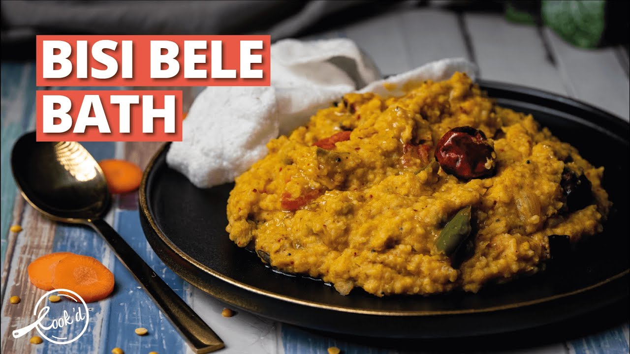 Bisi Bele Bath Recipe | Easy Sambar Rice Recipe | Cookd - YouTube