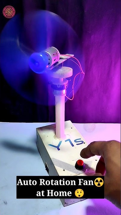 How to make Revolving Fan / Auto Rotation Fan #shorts #viral #trending ...