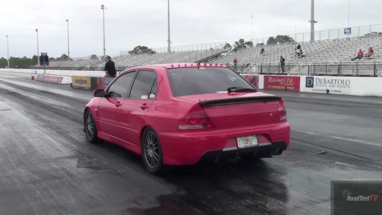 Mitsubishi Evo vs Mistsubishi Evo - Drag Race video - Street Car Drags ...