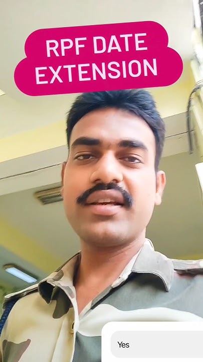 RPF form extension date RPF FORM CORRECTION DATE 15 May #rpf #rpfsi #sscgd #sscgd2024 - YouTube