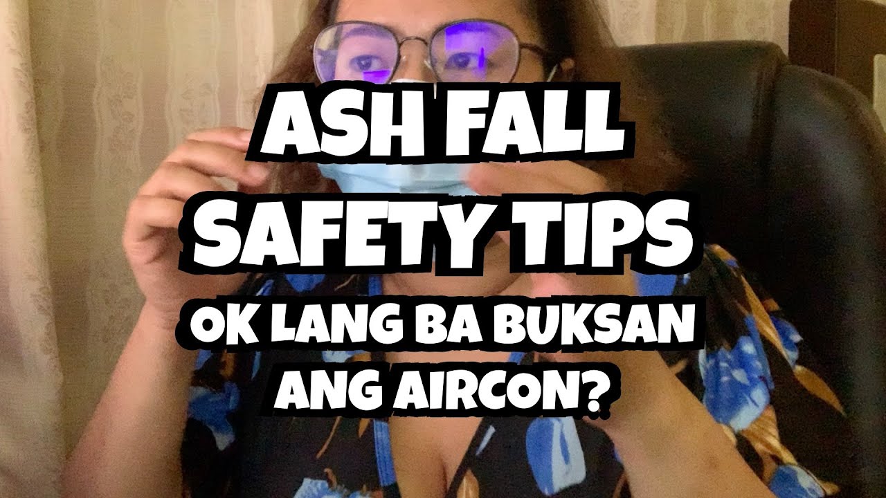 TAAL VOLCANO ERUPTION ASH FALL SAFETY TIPS - YouTube