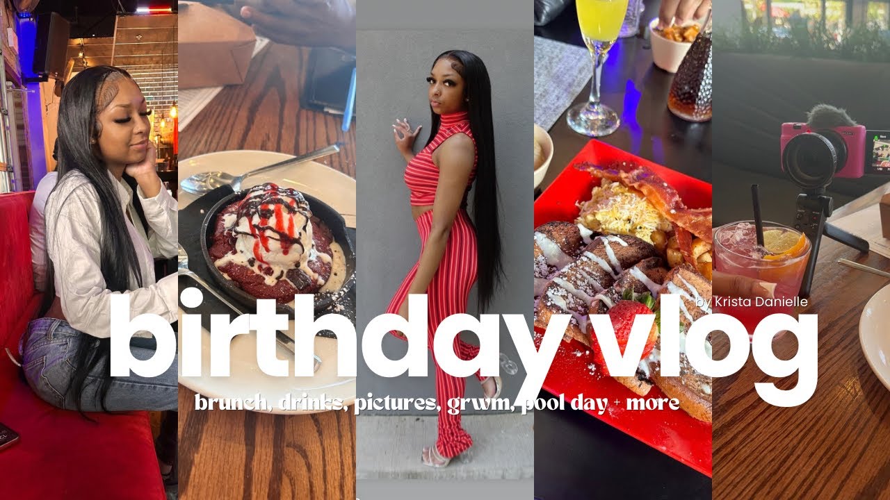 21ST BIRTHDAY VLOG | YOUNG & TURNT WEEKEND IN MY LIFE: GRWM, BRUNCH, DRINKS, PAINTING, BDAY ...
