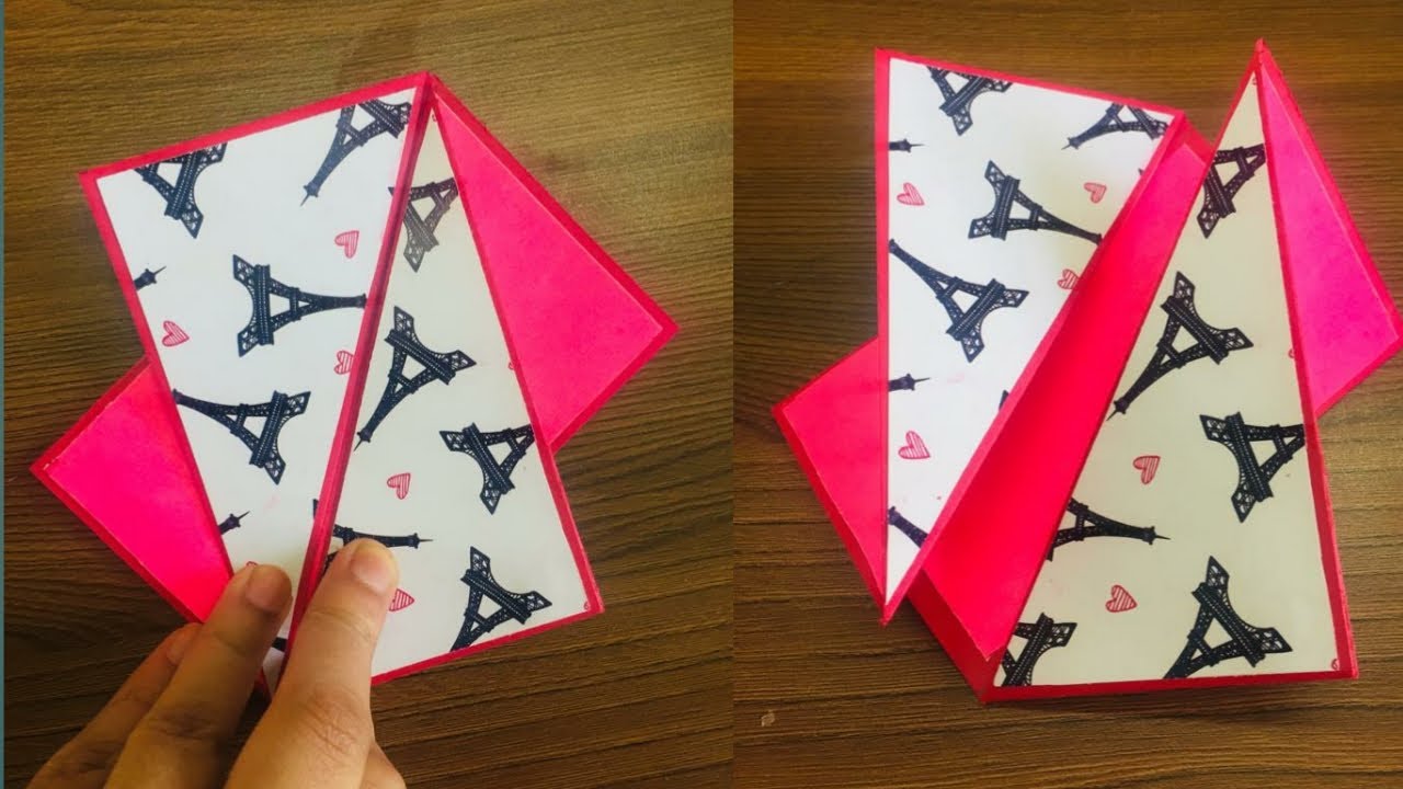 Twisted Gate fold card tutorial#FUN fold card# double gate fold card ...