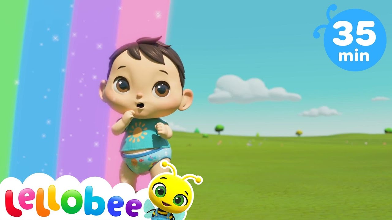 Learn Rainbow Colors | Kids Learning Videos | Nursery Rhymes | ABCs And ...