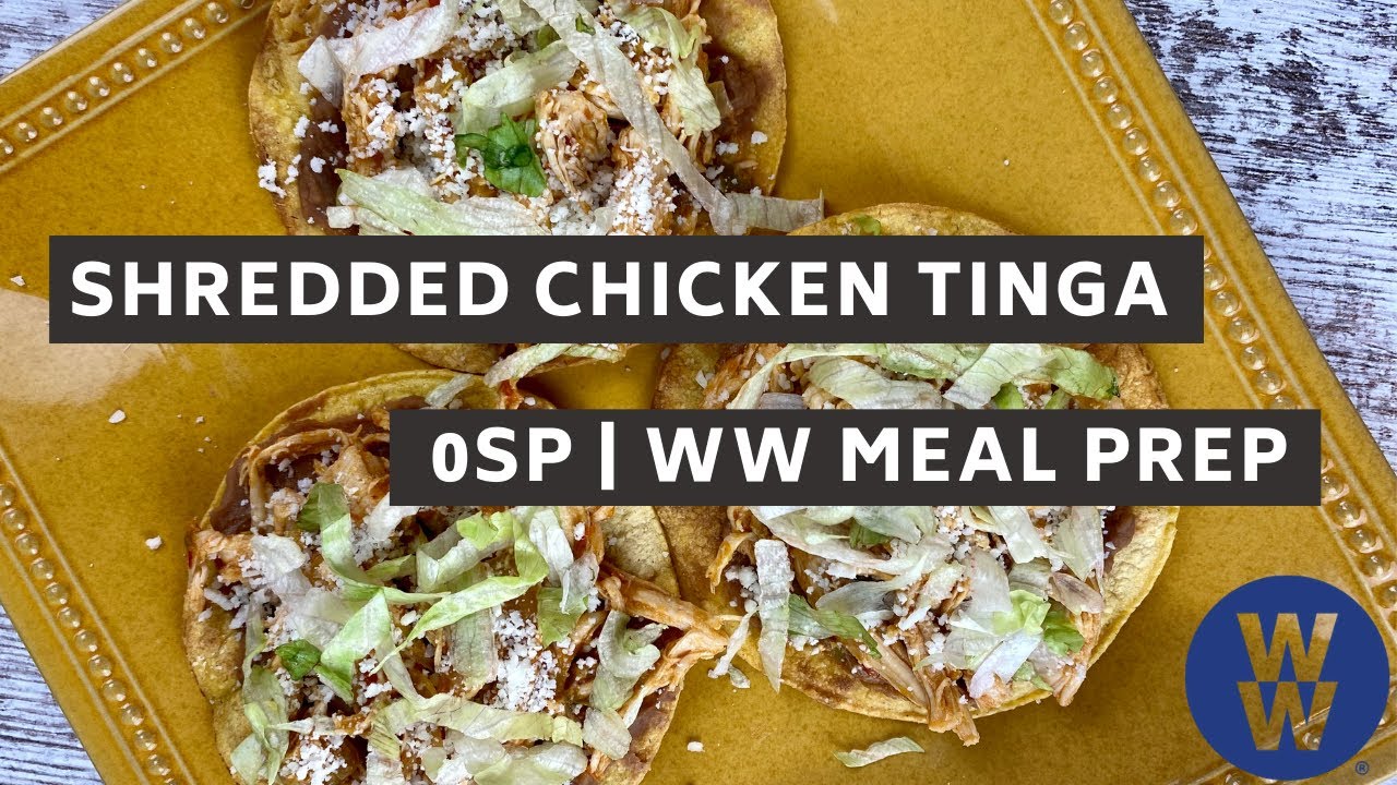 Chicken Tinga | 0SP Recipe + Easy Meal Prep | WW What I Eat to Lose ...