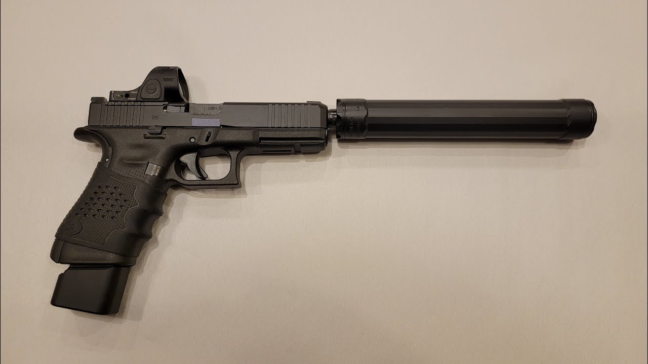 Glock 17 up to bat! Multiple suppressors and ammo - YouTube