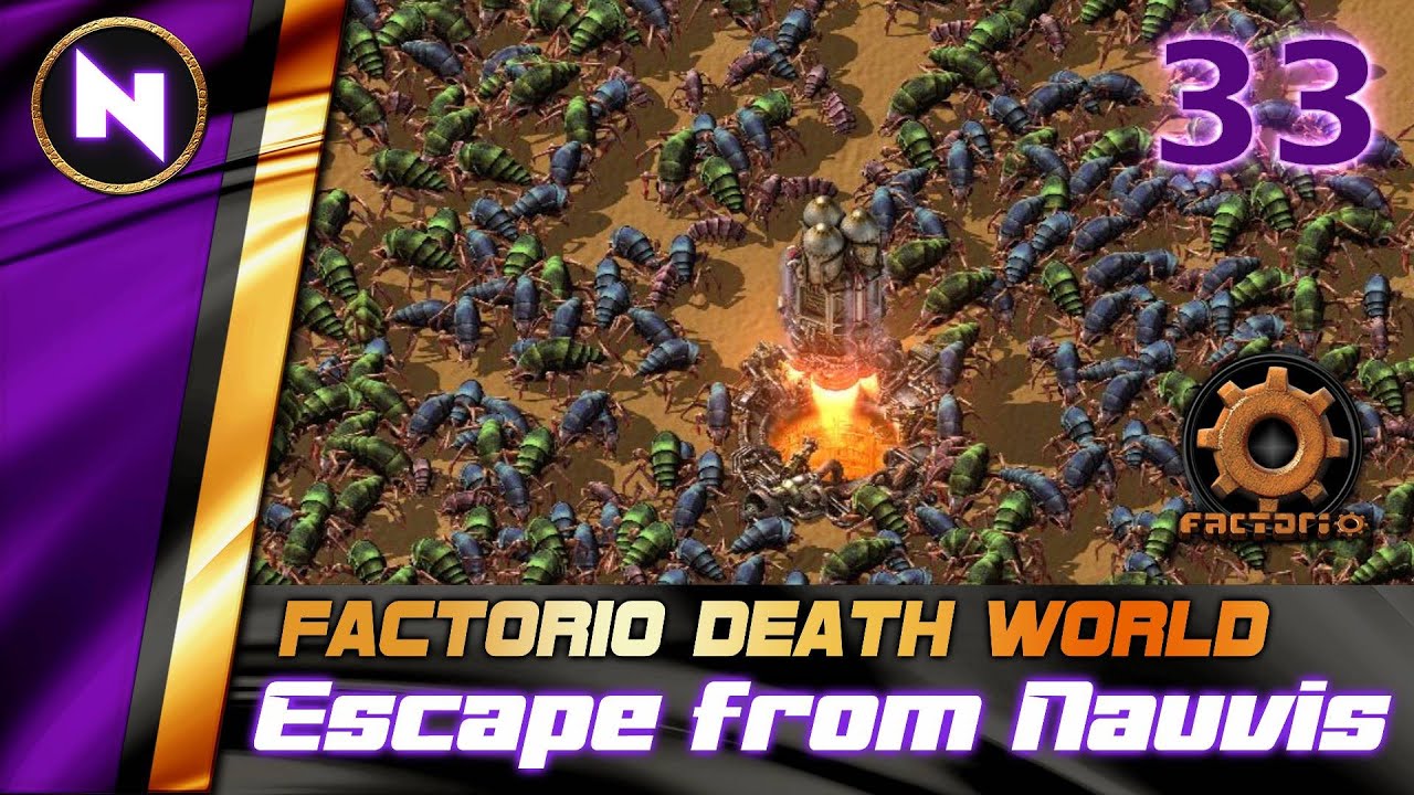 Factorio DeathWorld #33 EXPANSION INTO THE BITERS | Lets Play - YouTube