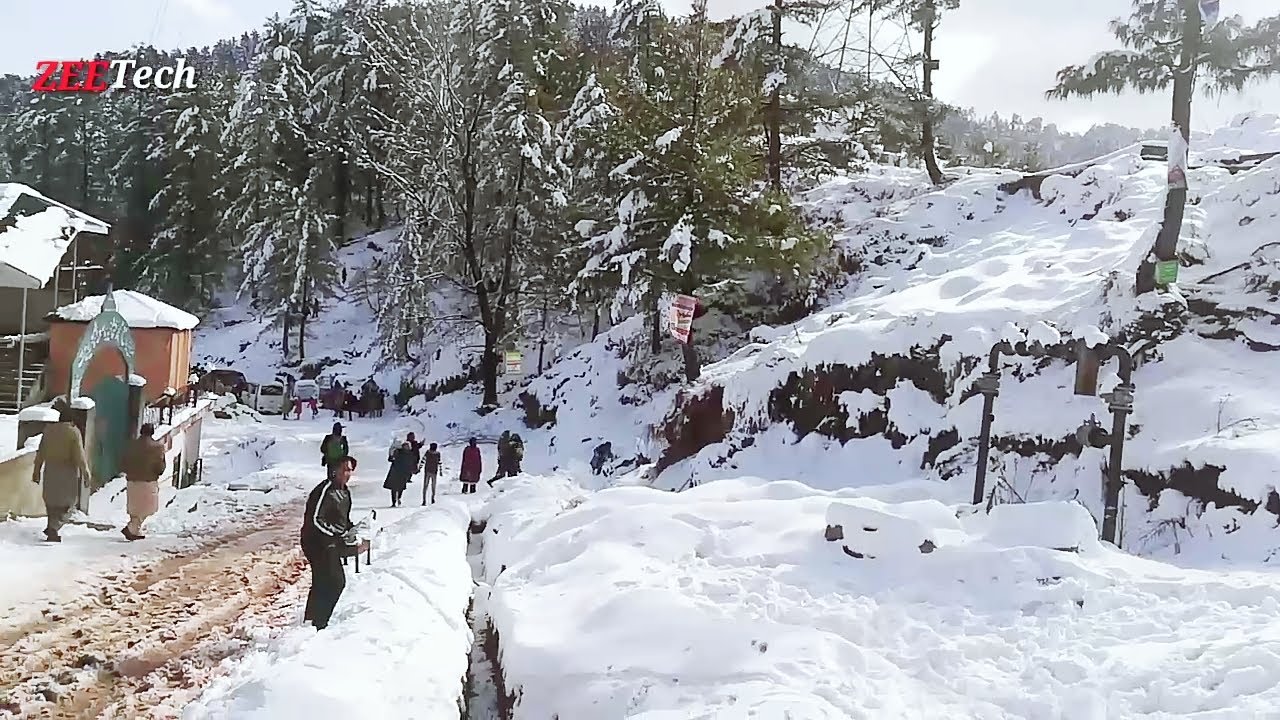 Murree Live snowfall 2020 Today heavy snowfall in murree - YouTube
