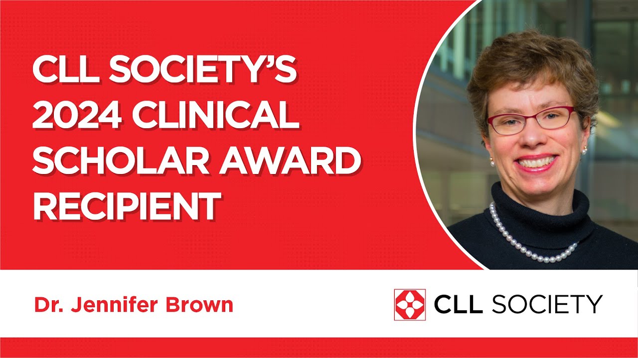 CLL Society 2024 Clinical Scholar Award – Dr. Jennifer Brown - YouTube