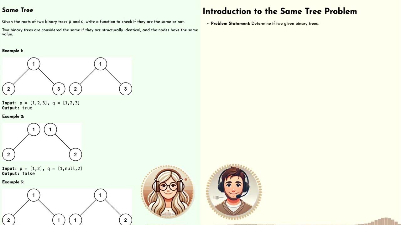 Same Tree - Comparing Binary Trees | Audio Podcast - YouTube
