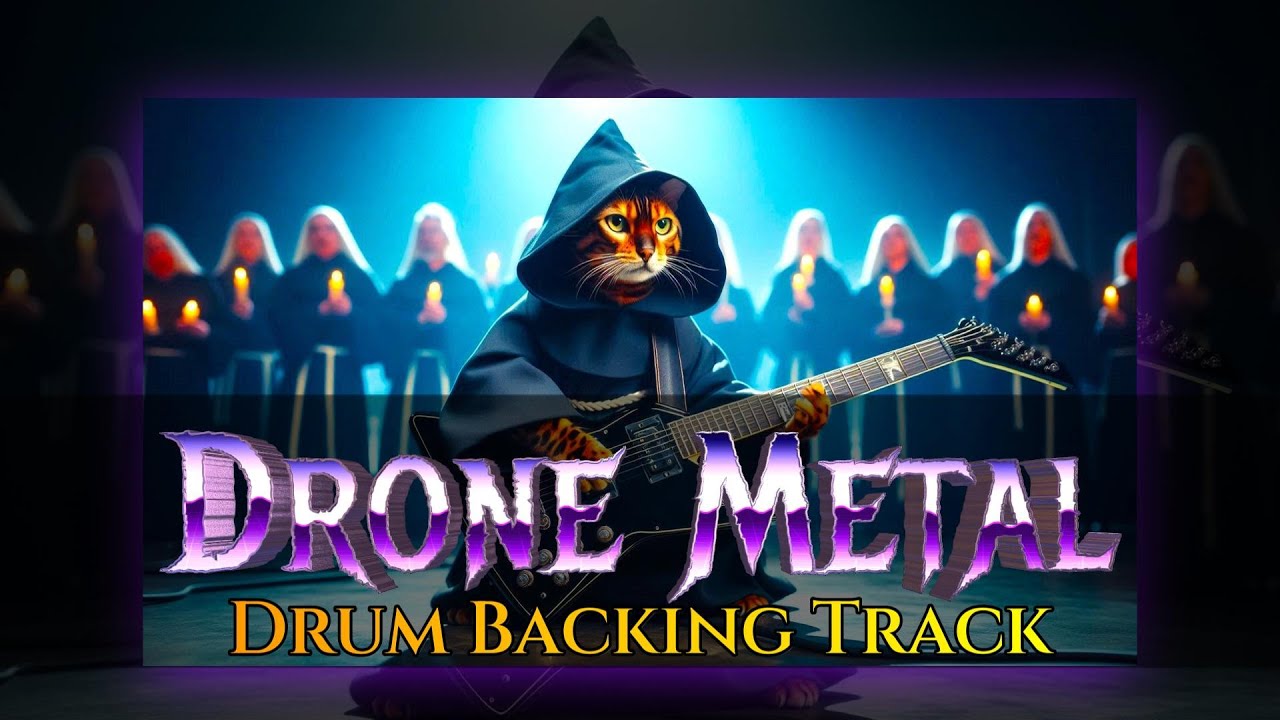 Drone Metal Drum Backing Track | 120 BPM (with click) | - YouTube