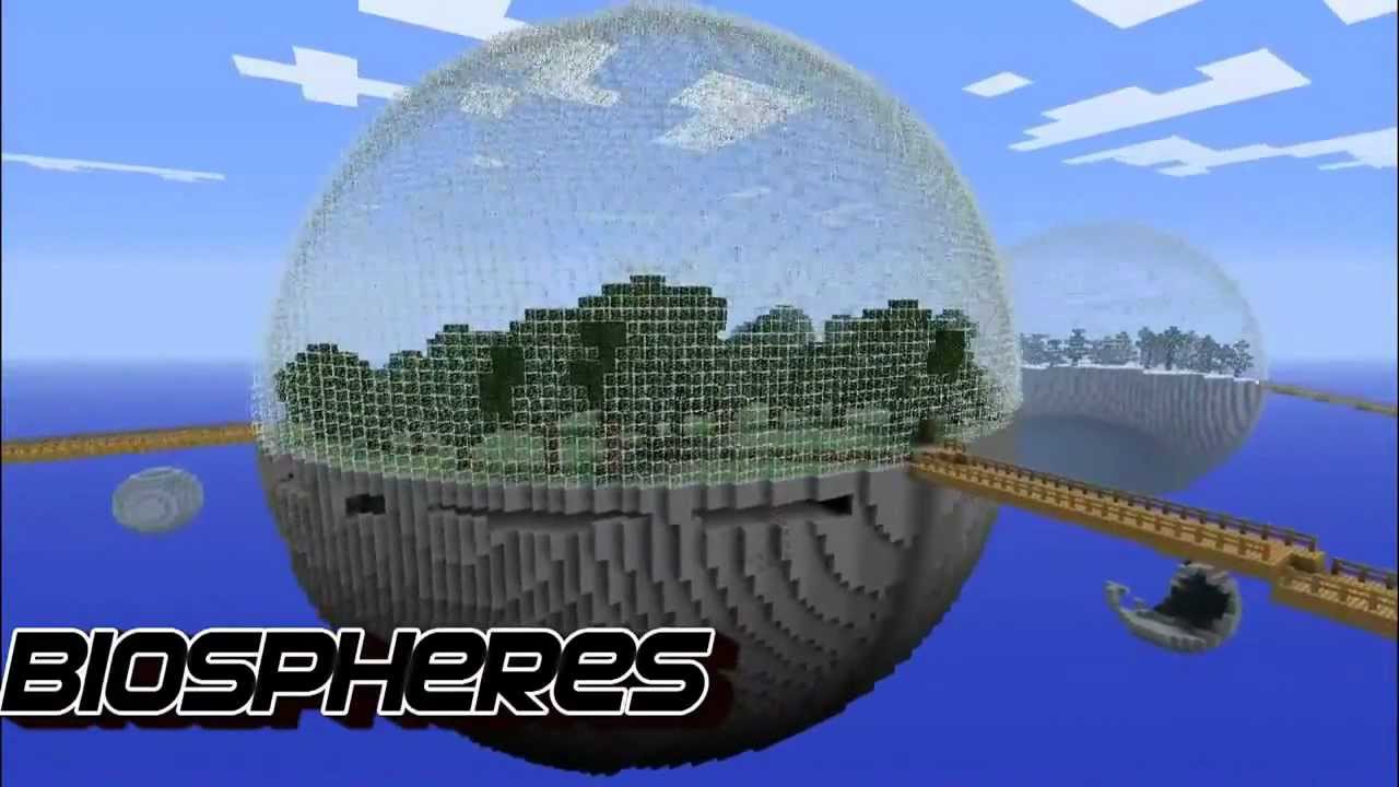 Minecraft - Map - Biosphere [1.3.2] - YouTube