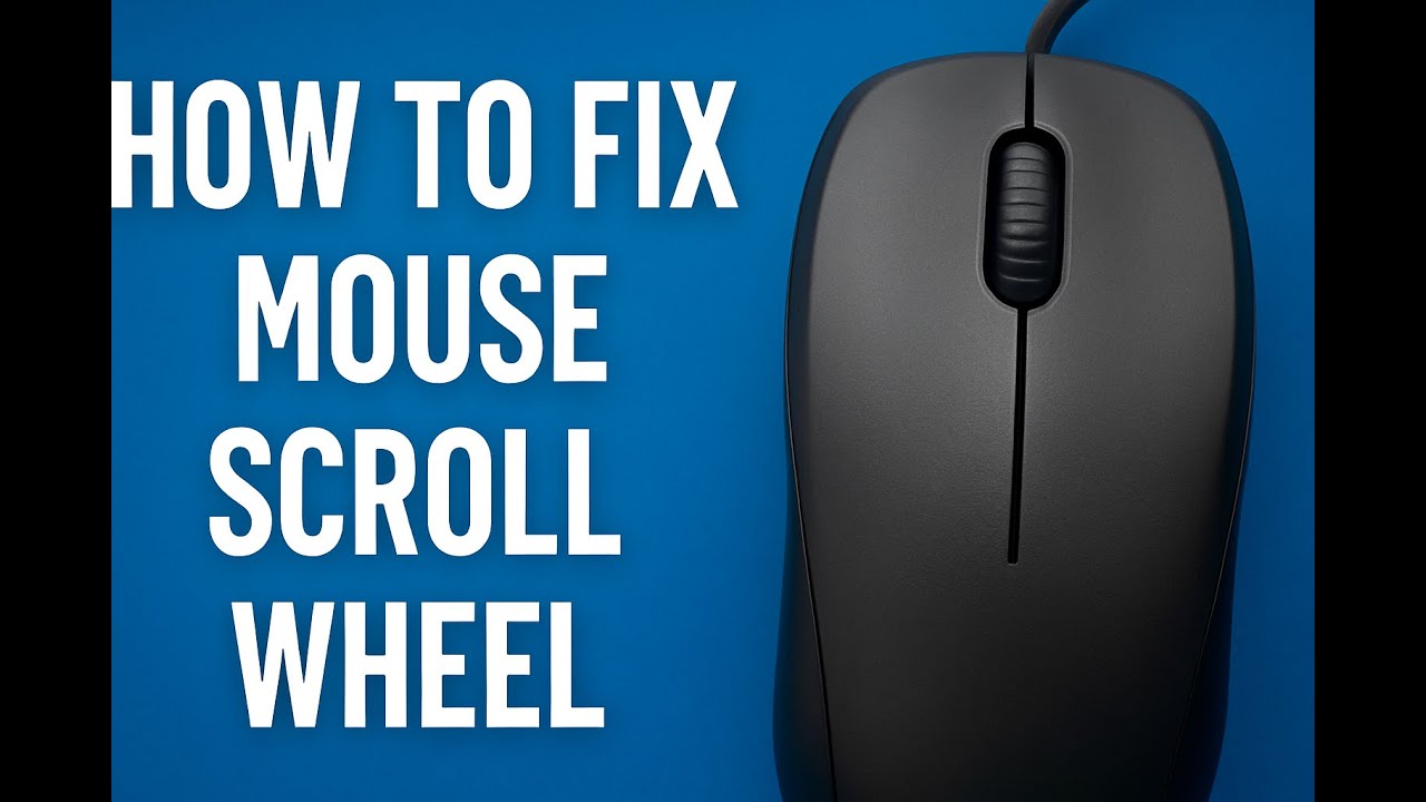 How to Fix Mouse Scroll Wheel – Easy DIY Repair in 2 Minutes - YouTube
