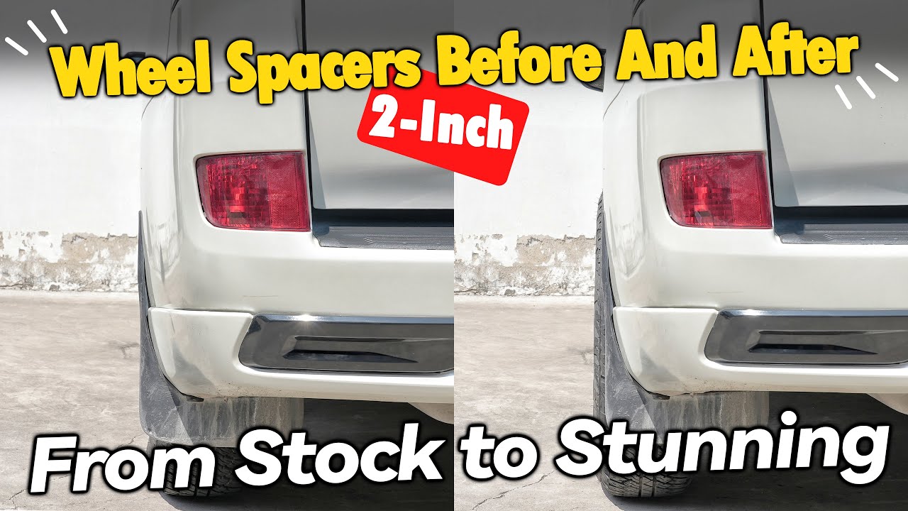 2-Inch Wheel Spacers Before And After - YouTube
