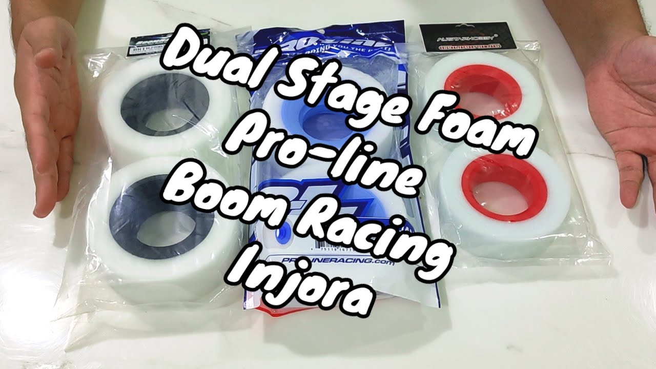 1/10 RC Crawler Dual Stage Foam Comparison - Boom Racing vs Pro-Line vs ...