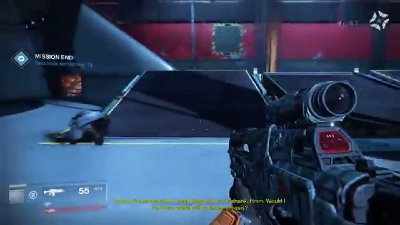 Destiny - Funny Ghost quote of S.A.B.E.R 2 Shank - YouTube