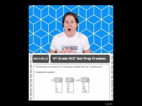 4th Grade | Florida FAST Math Freebie | MA.4.AR.3.2 - YouTube