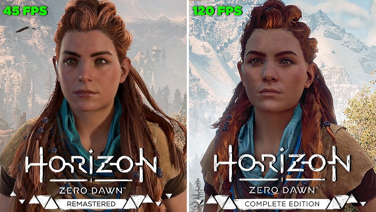 Horizon Zero Dawn | Remastered vs Original | PS5 vs PC Ultra Preset ...