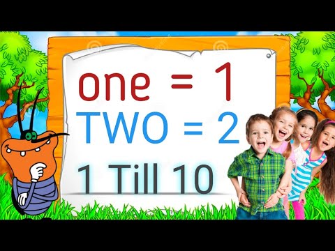learn one two three | 123456 for kids learning,one till ten # ...